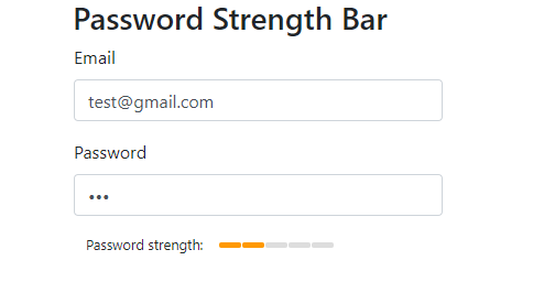 Implement a Password Strength Meter in Angular 8