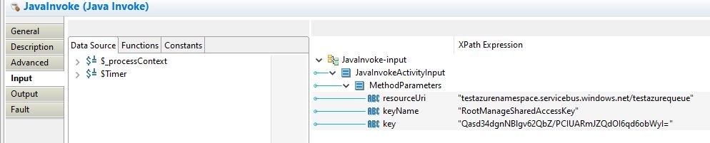 Sending a Message to Azure Service Bus Queue/Topic Using TIBCO BW 6.x