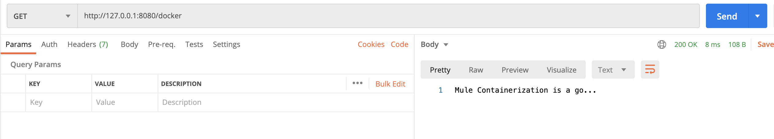 Dockerizing Mule Application