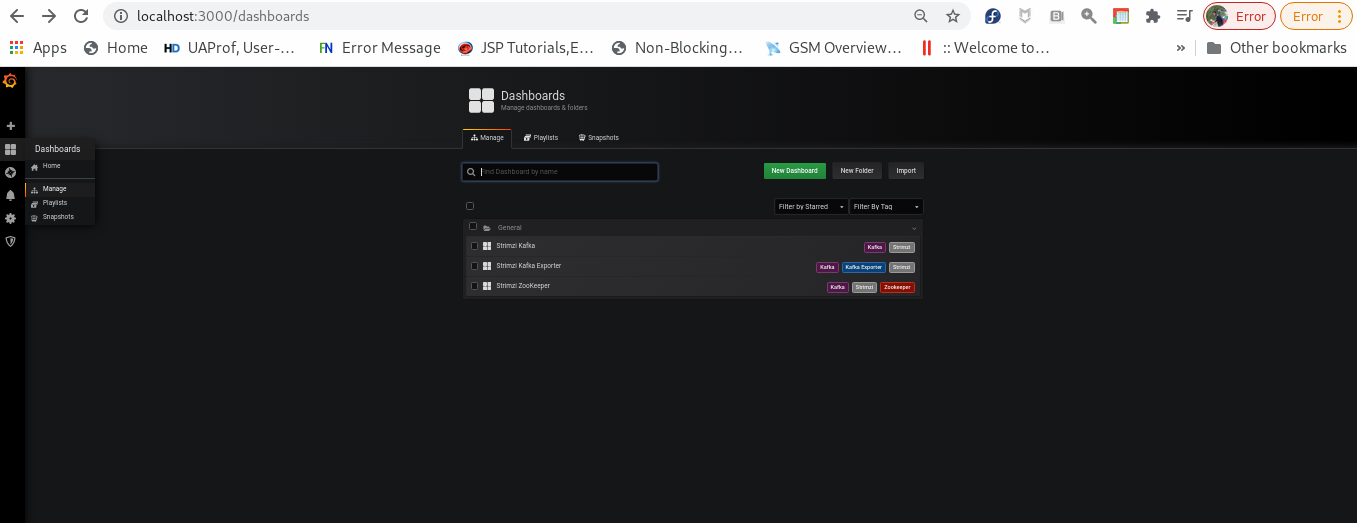 Grafana and Prometheus Setup With Strimzi, a.k.a. Kafka on Kubernetes.