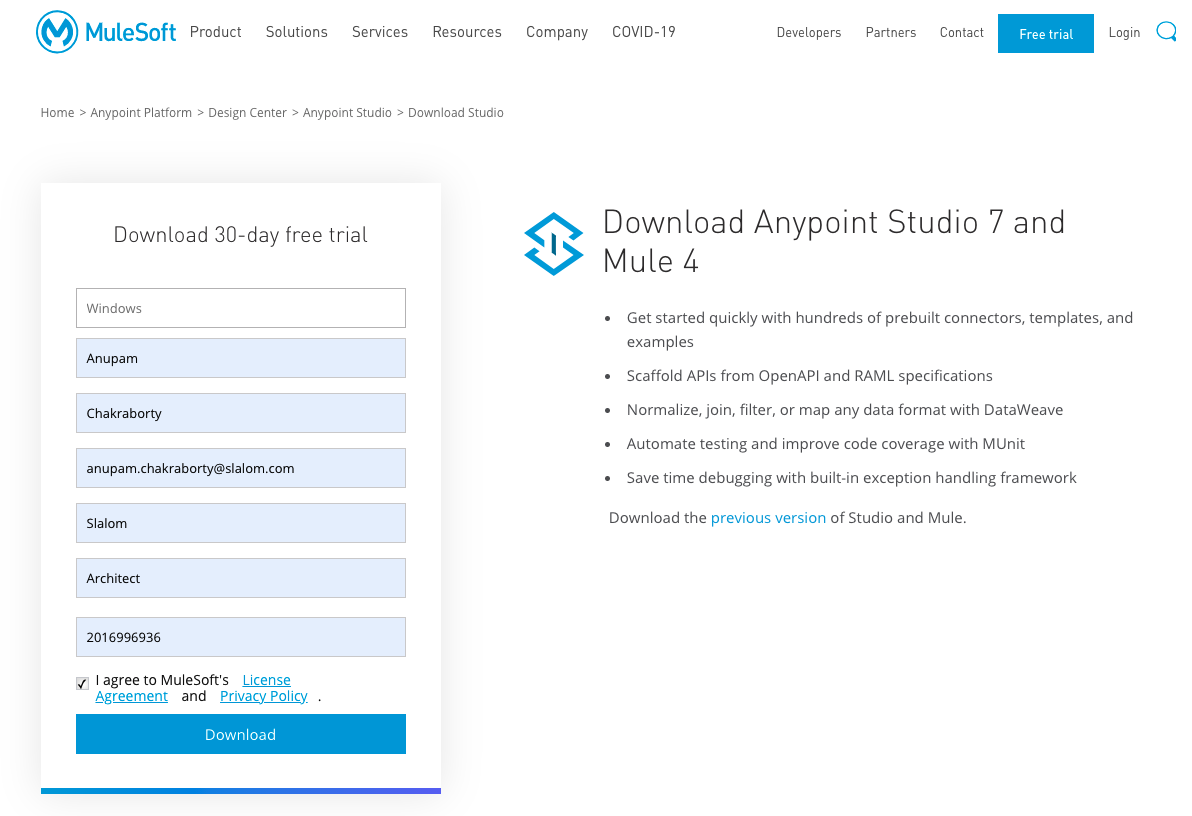 Introduction to Mulesoft Anypoint Studio.
