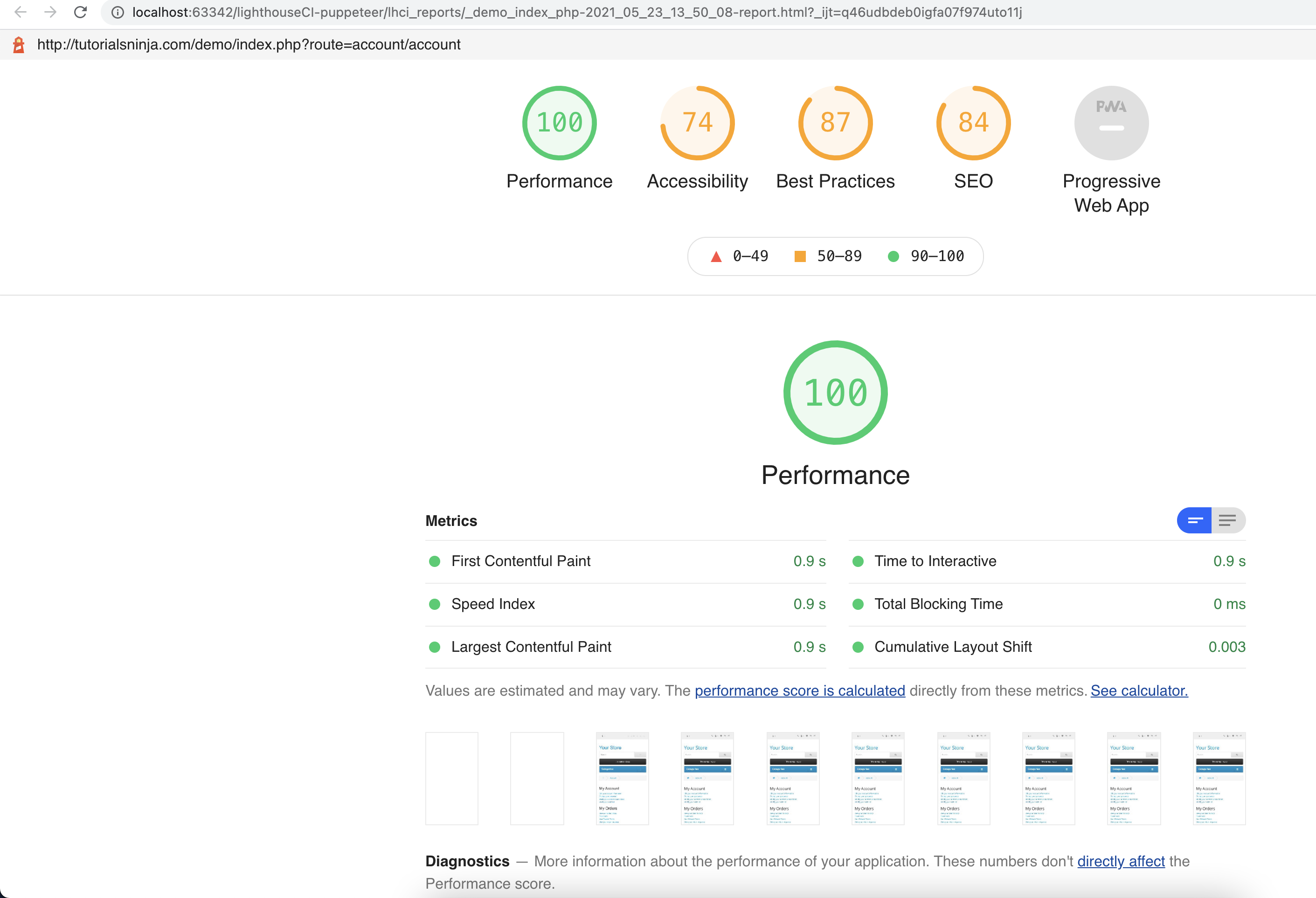 Client-Side Perf Testing Using Lighthouse CI With Puppeteer
