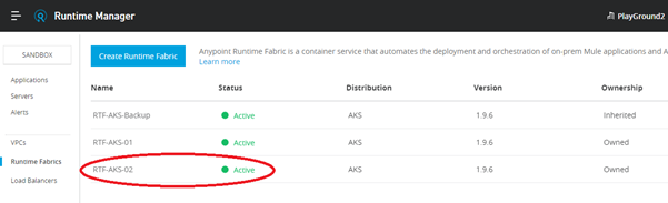Setting Up MuleSoft Runtime Fabric With AKS
